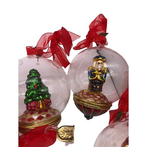 Thomas Pacconi | Holiday | Thomas Pacconi Classics Set Blownglass Snow ...